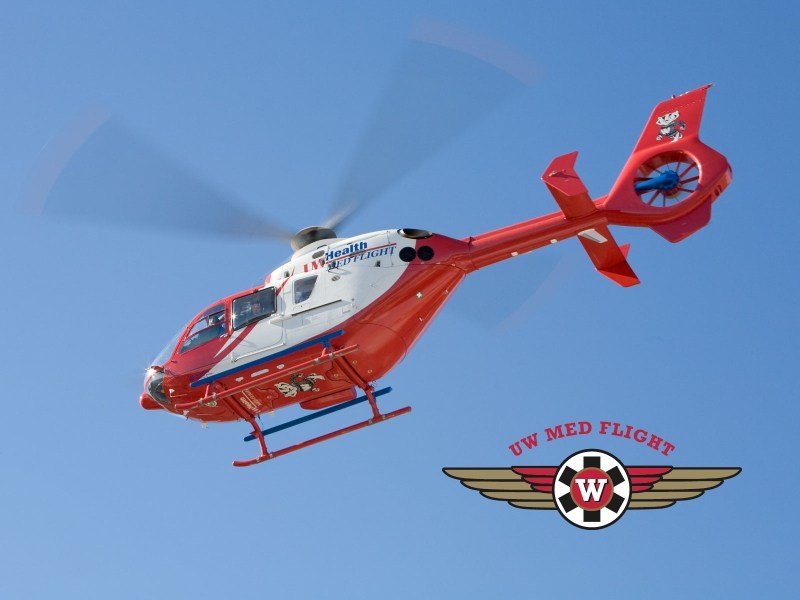 Kathryn's Report: Cutting Response Time: UW Health Medflight taking off ...