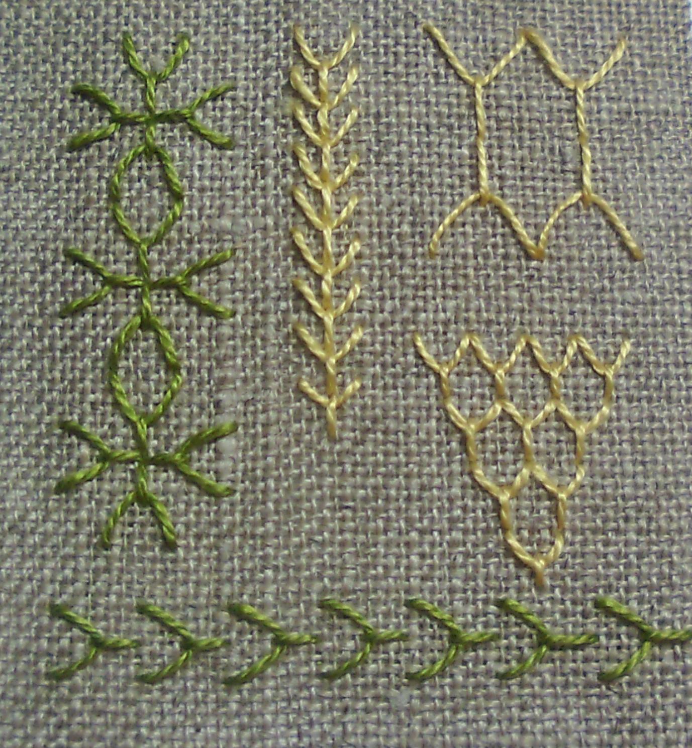 Shawkl Designs: TAST - Week 1 - Fly Stitch