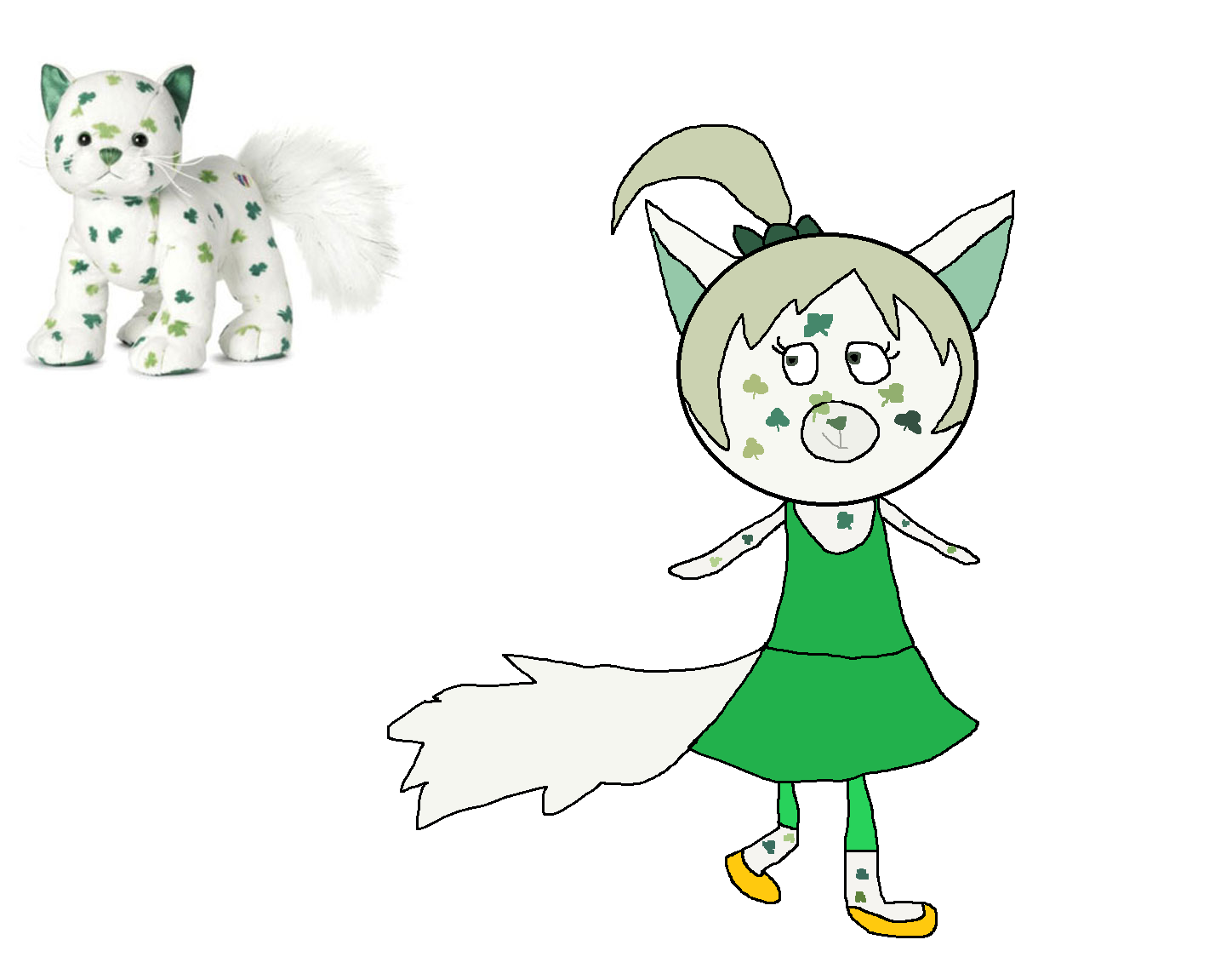 Isabelle's Blog world of toy: Clara the CLOVER CAT