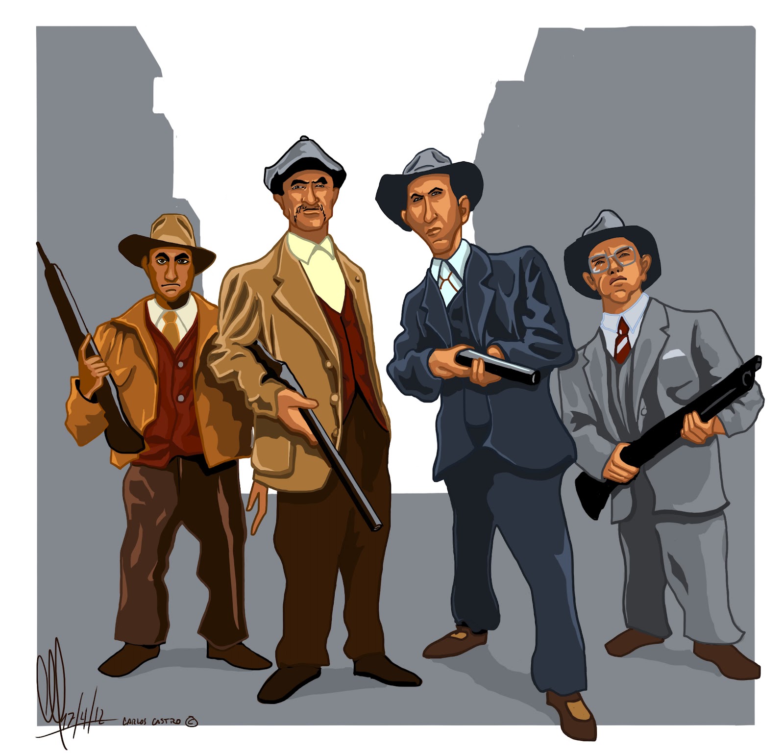 Carlos Castro: The Untouchables illustration