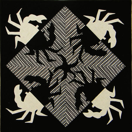 Uncommon Threads: 12 x 12 Notan