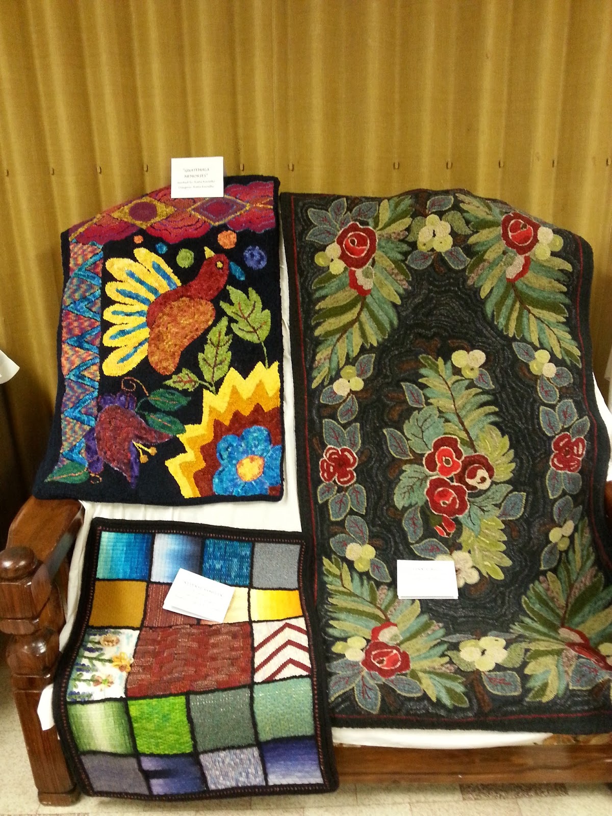 Wild West Rug Hookers: Prairie Rose Rug School Walking on Art