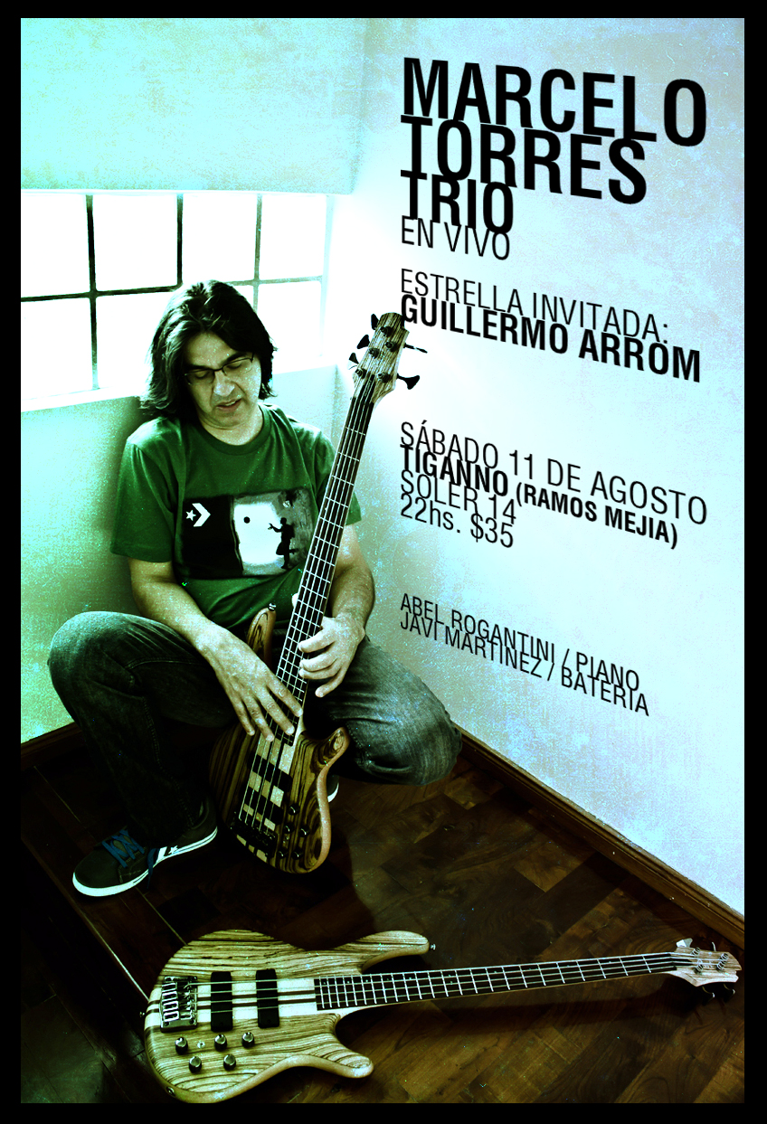 Redonditos de Abajo: Marcelo Torres Trio en vivo / 11 de Agosto