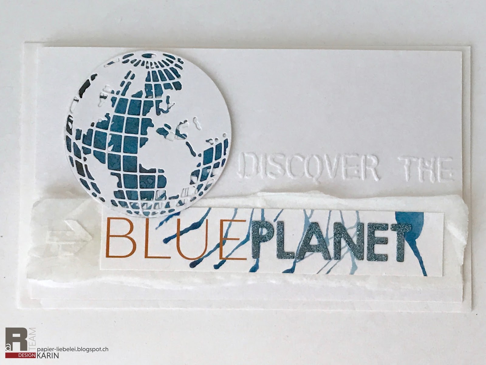 Papierliebelei: Blue Planet
