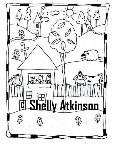 Rug Hooking Designs by Nova Scotia Artist Shelly Atkinson