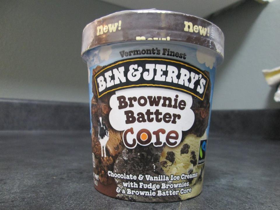 David's Ice Cream Reviews: Ben & Jerry's - Brownie Batter Core
