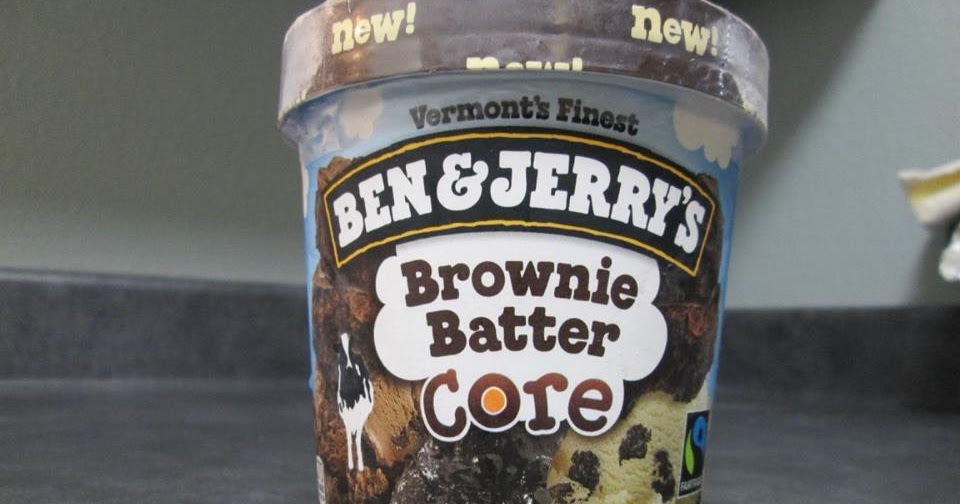 David's Ice Cream Reviews: Ben & Jerry's - Brownie Batter Core