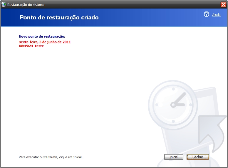 MicroHard: Como fazer uma restauração de sistema no Windows XP