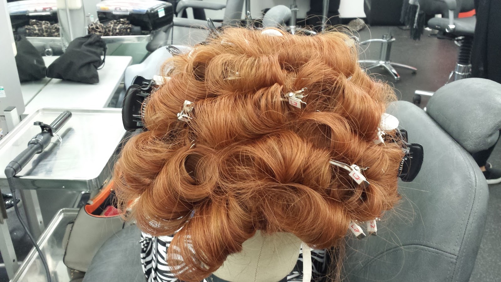 Wig Wonderland: Roller work (using heated rollers/directional setting ...