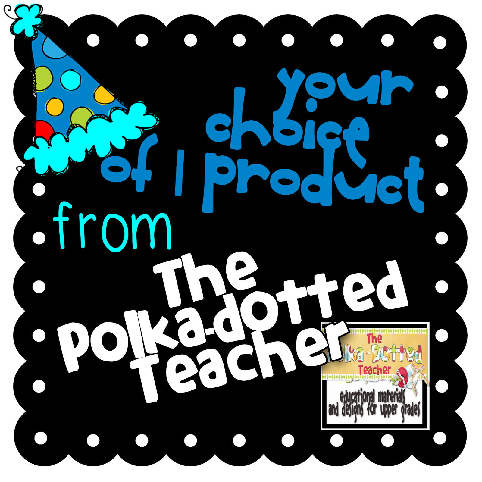 The Polka-dotted Teacher: Happy Blog-iversary