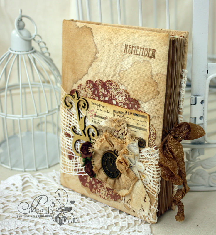 The Dusty Attic Blog: Vintage Notebook and Card (with a mini tutorial ...
