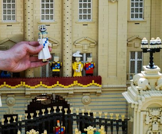 Spend Like A King: Lego Figure of Queen Elizabeth II With A Diamond Crown