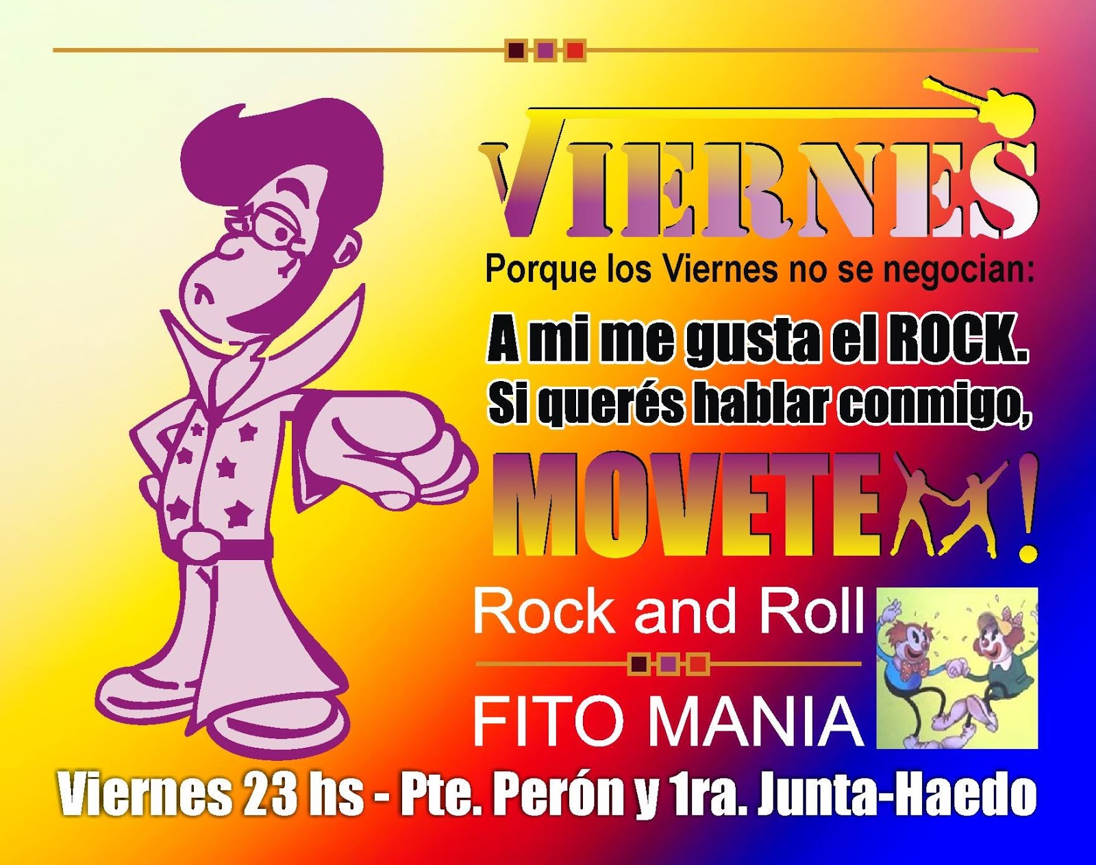 Rock and Roll Fitomania: Viernes de Rock te esperamos