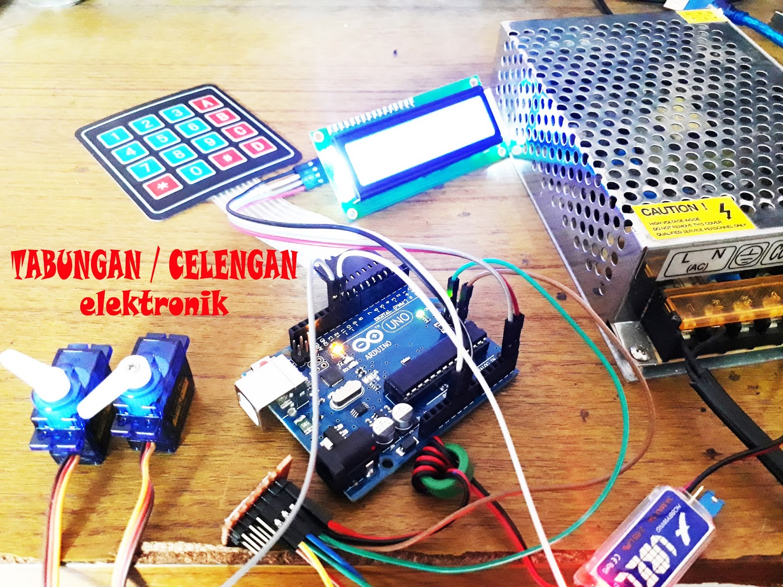.: Membuat Celengan / Tabungan Elektronik Menggunakan SERVO, LCD ...