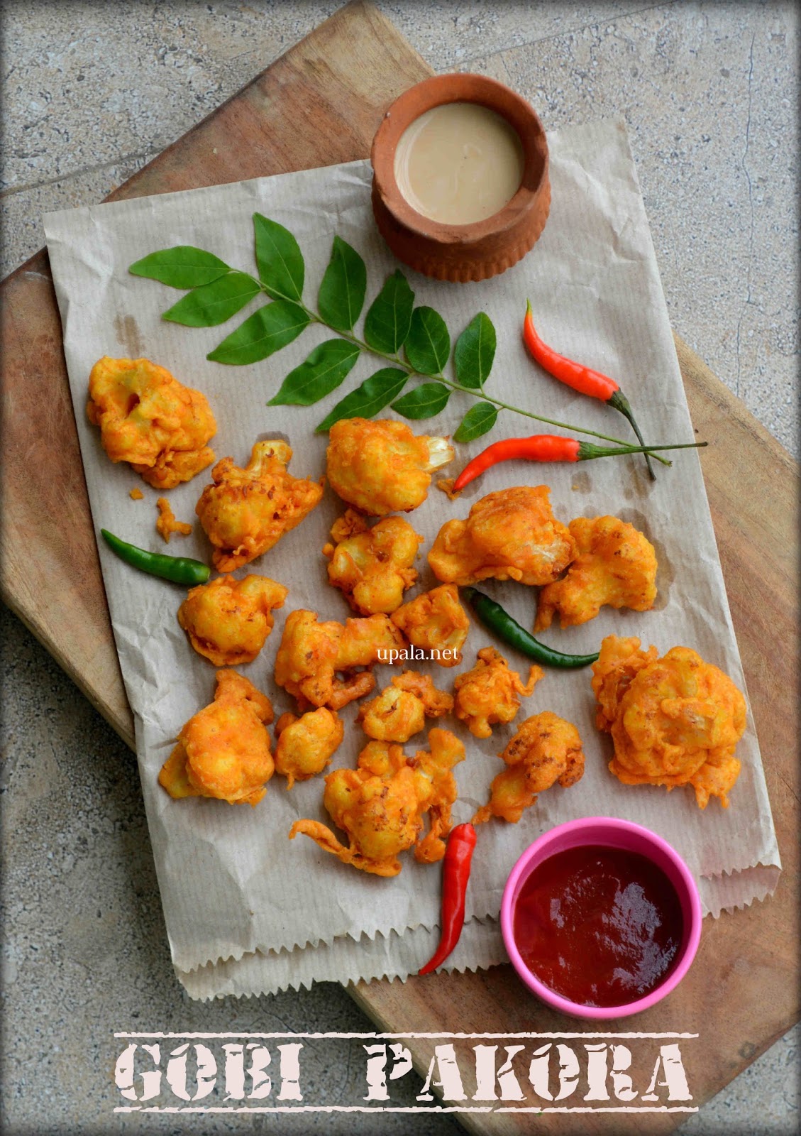 Upala: Gobi Pakora/Cauliflower Pakoda