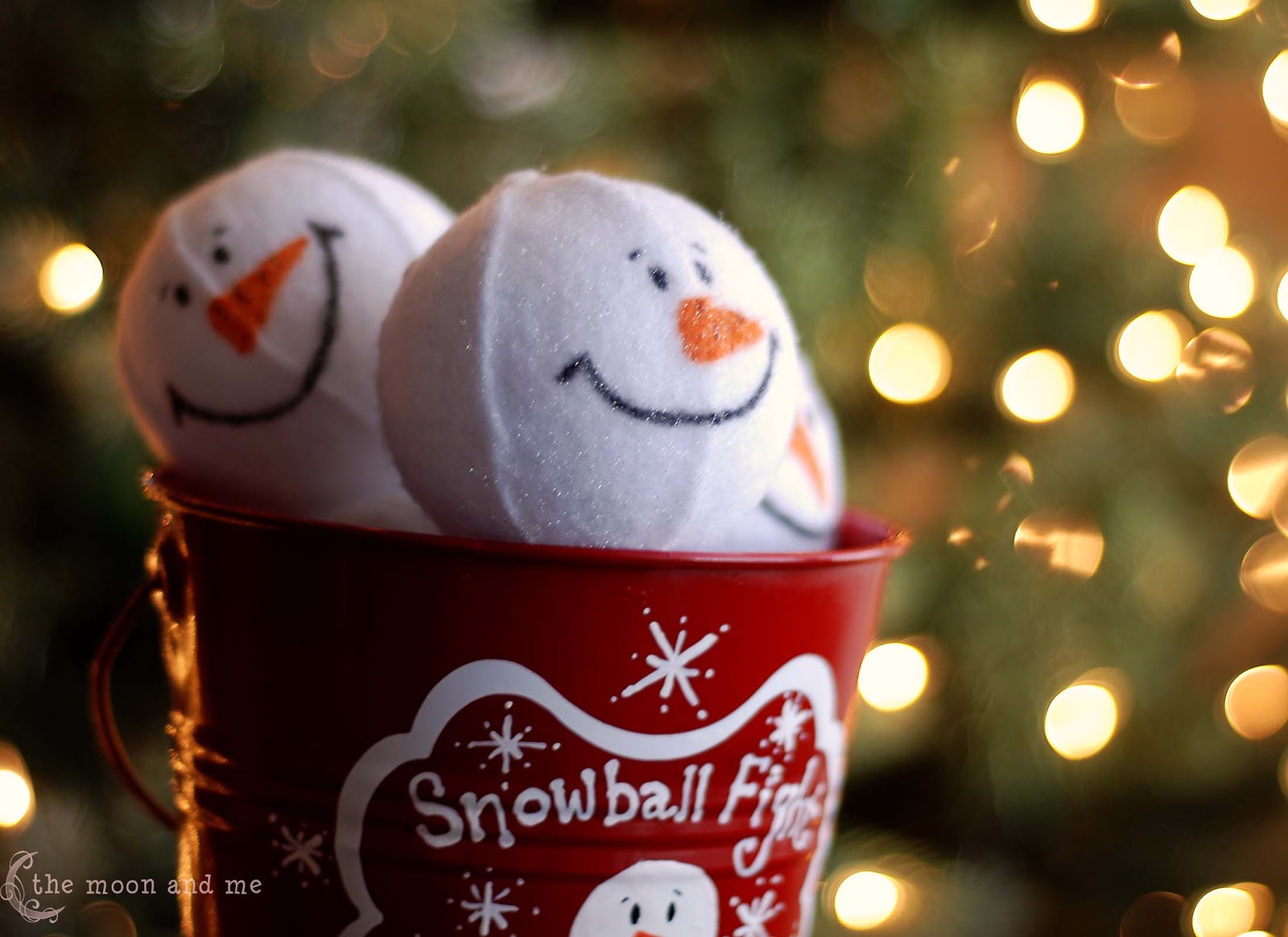 The Moon and Me: Snowball Fight in a Bucket!