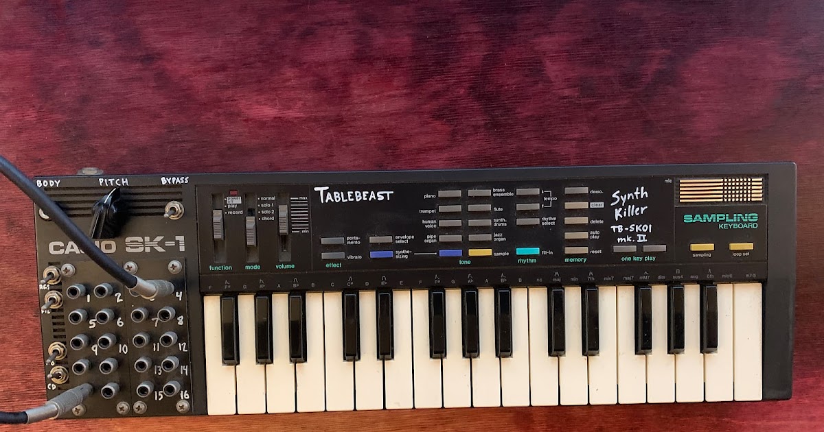 MATRIXSYNTH: Casio Circuit Bent SK-1 The Glitch Monster