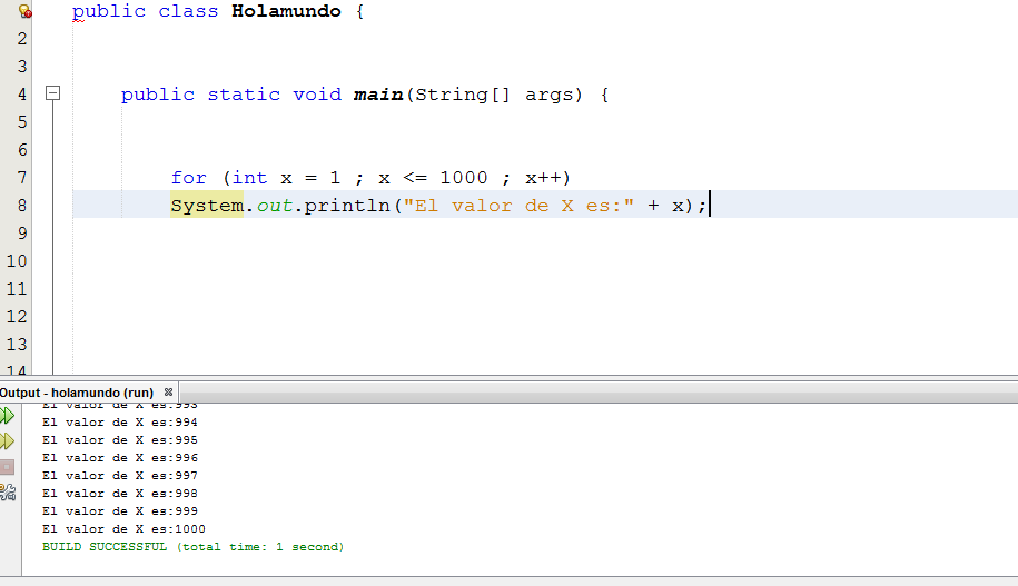 Programadores del Futuro: BUCLE FOR
