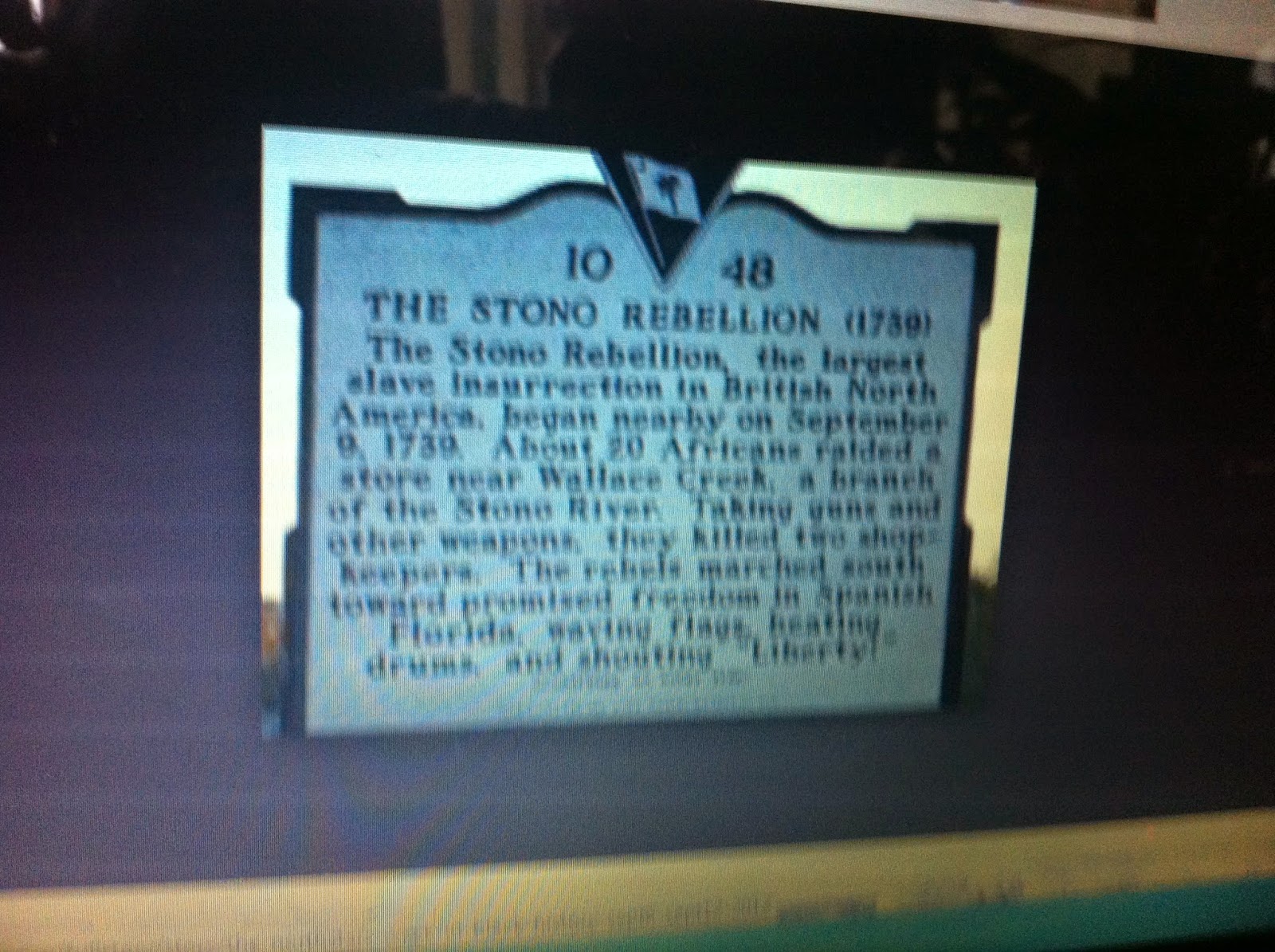 THE BLACK SOCIAL HISTORY:: BLACK SOCIAL HISTORY : 1739 STONO REBELLION ...