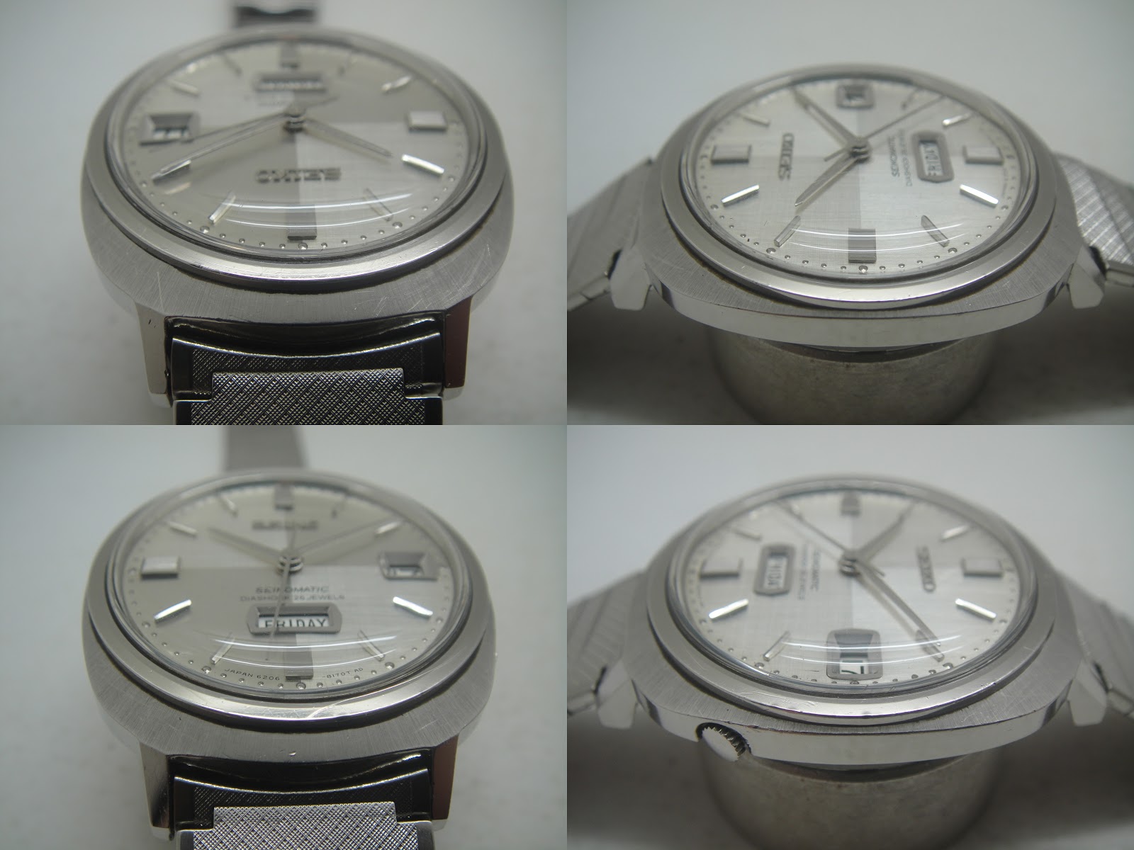 Antique Watch Bar: SEIKOMATIC DIASHOCK 26 JEWELS 6206-8150 SM117 (SOLD)