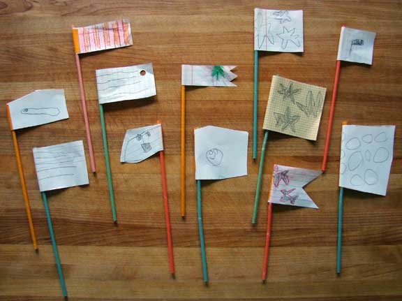 Activité: Bricolage de drapeaux | papa gâteau
