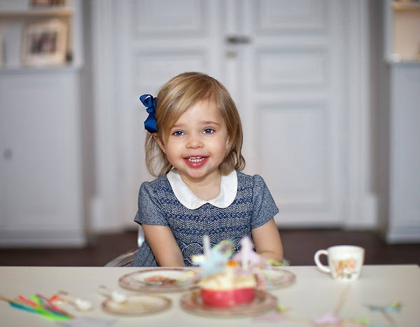 Princess Leonore celebrates her 2nd birthday