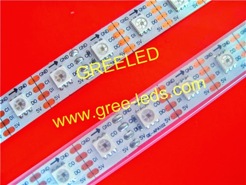 apa 102 addressable led light: 66 LEDS/M 5V APA102 CHIP BUILT EMBEDDED ...