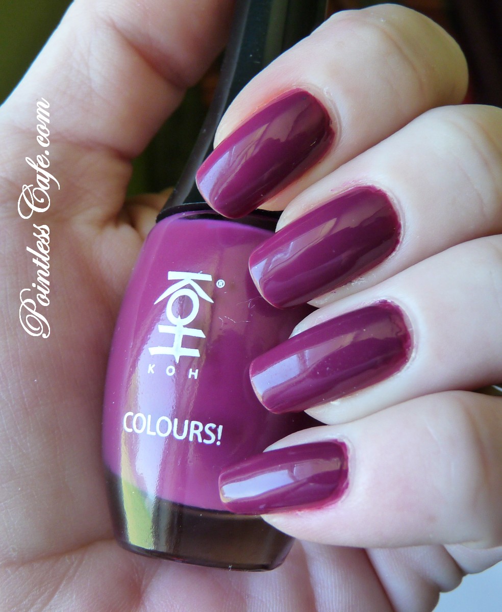 Koh Colours! Easy Going Purple - Swatches and Review | Pointless Cafe