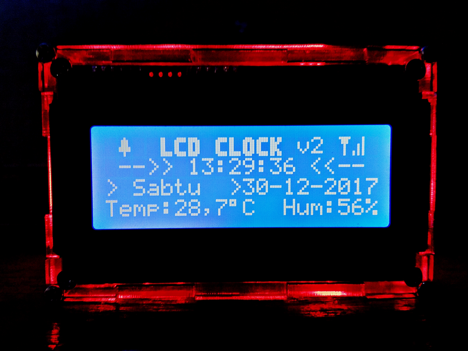 DIY Digital Clock Arduino LCD 20x4 With DHT11 - Dicky B_Mz