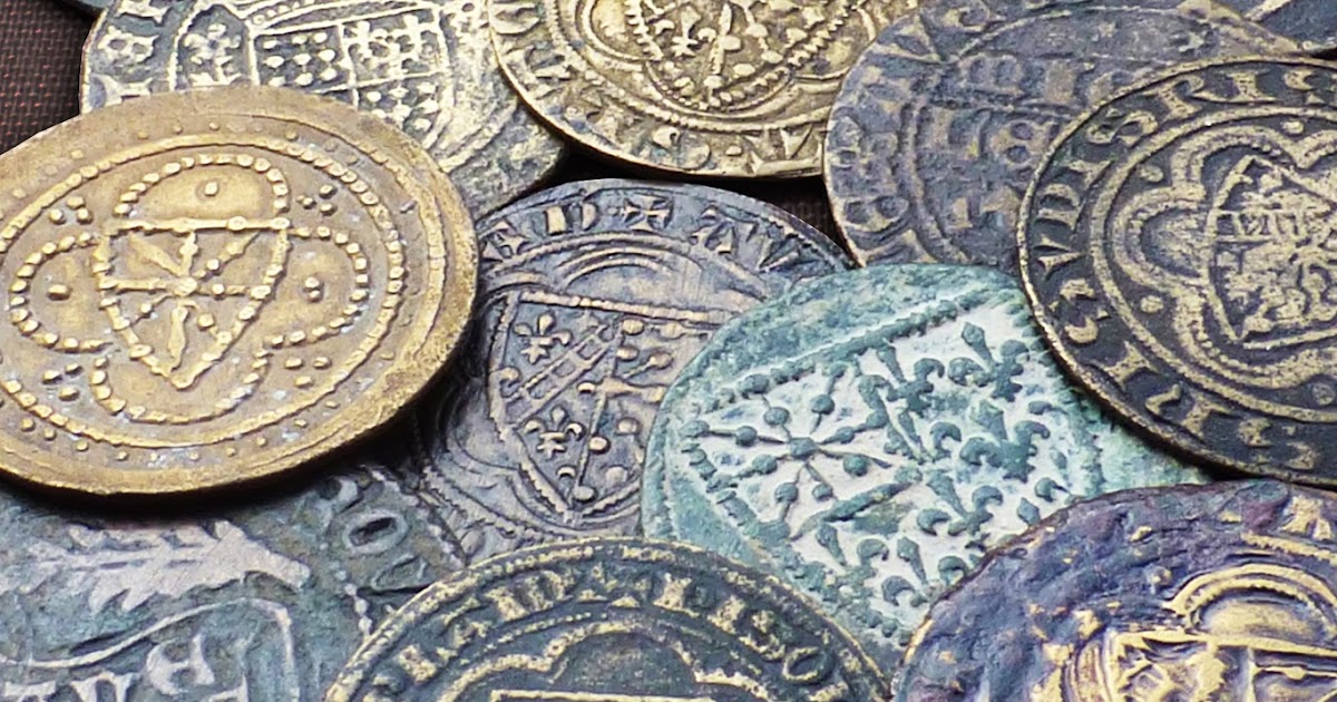 numisarchives: Jetones medievales con el escudo de Navarra