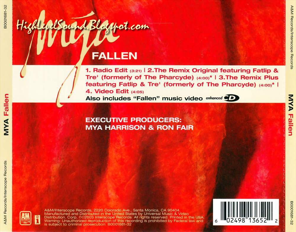 highest level of music: Mya Feat. Fatlip & Tre' - Fallen (Remix_CDM ...