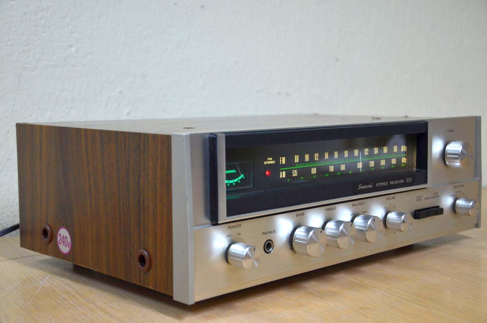 Sansui 221 - Analog Stereo Receiver | AudioBaza