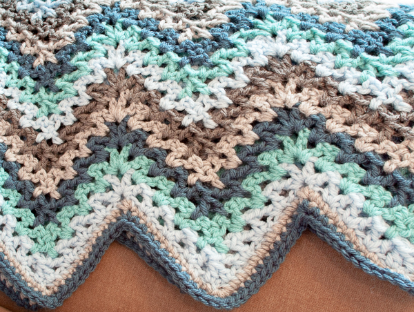 Ergahandmade: V-Stitch Crochet Ripple Afghan Pattern + Diagrams + Free ...