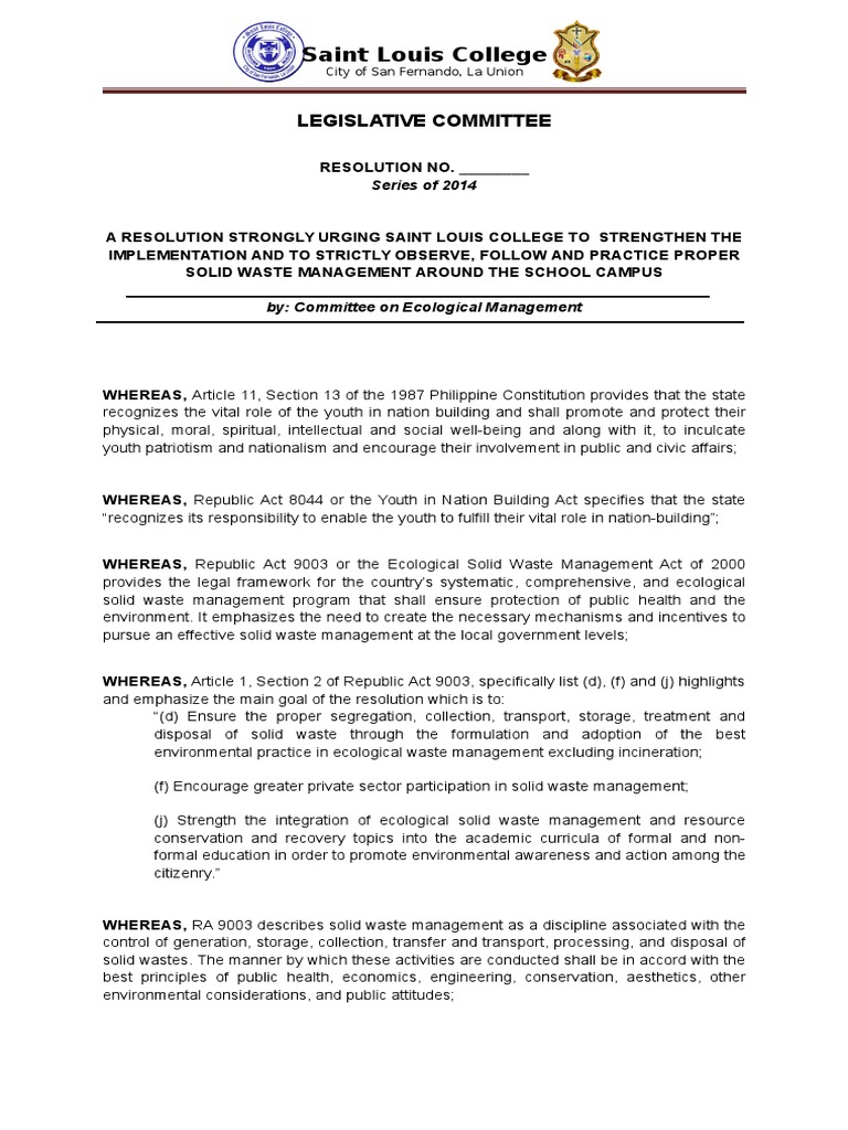 republic act 9003 - philippin news collections