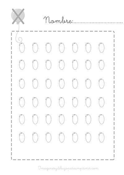 Caligrafia de números para imprimir-Colorear dibujos,letras ...