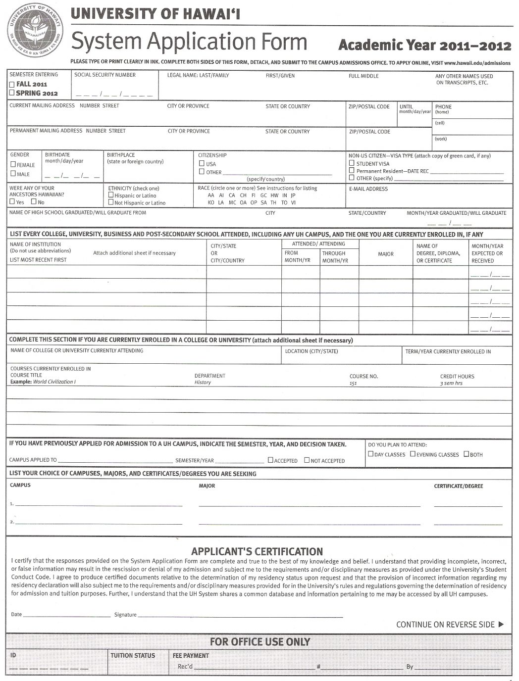 ust application form - philippin news collections