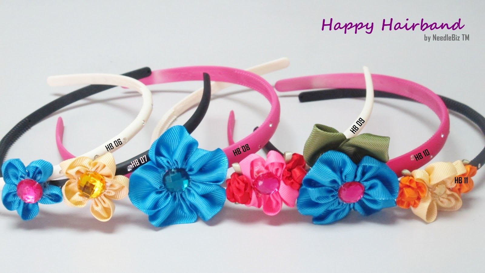 Needle Biz: Cekak Rambut | Happy Hairband