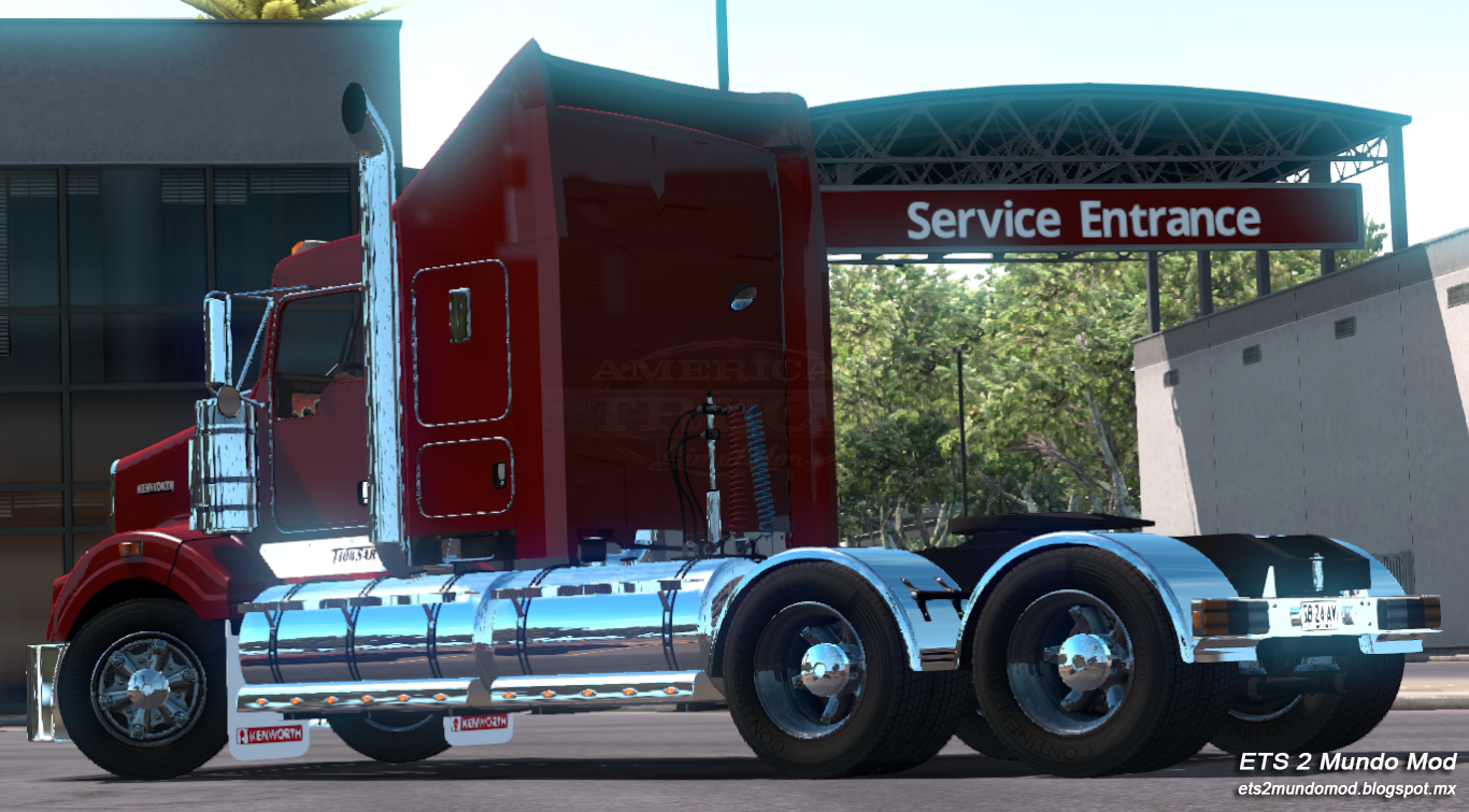 (Tractocamión ATS) Kenworth T408 SAR (Versión 2.0) - ETS 2 Mundo Mod