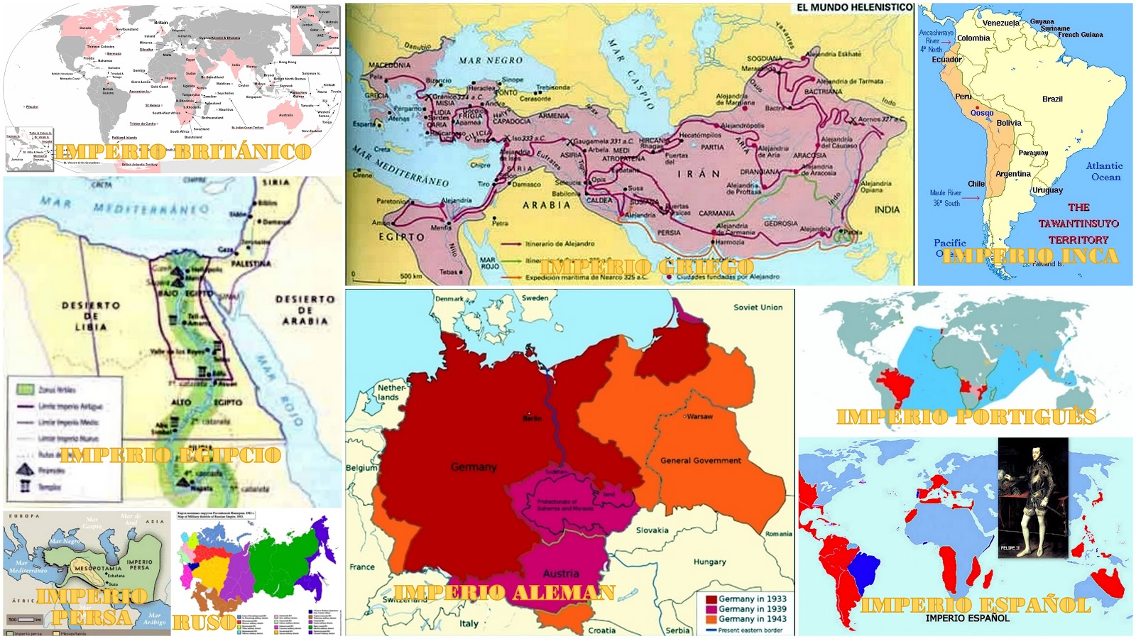 LOS IMPERIOS MÁS PODEROSOS DE LA HISTORIA. PERCY ZAPATA MENDO.