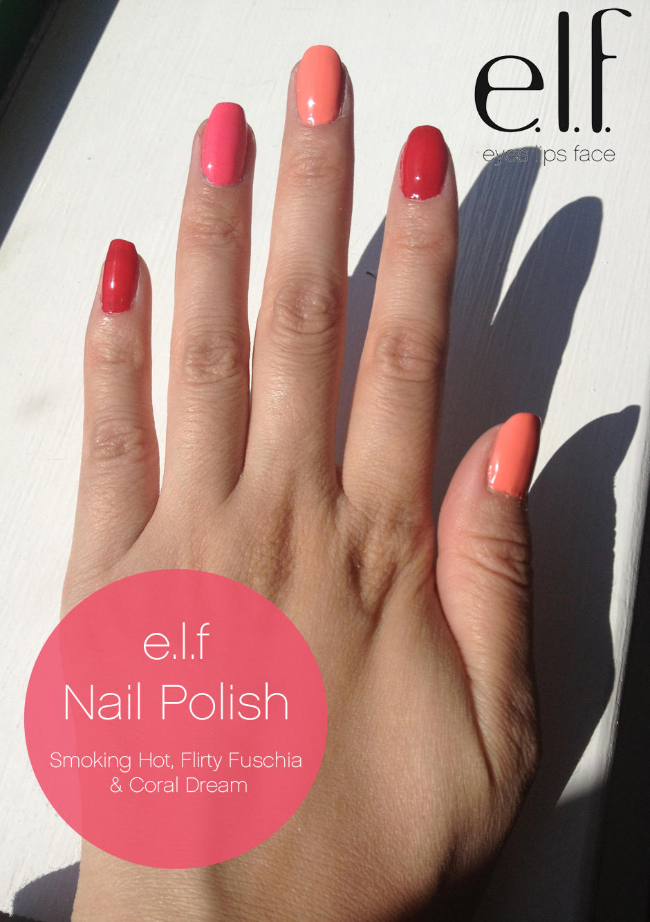 Me, My e.l.f. and I: e.l.f Ombré Nails: How to Tutorial Video