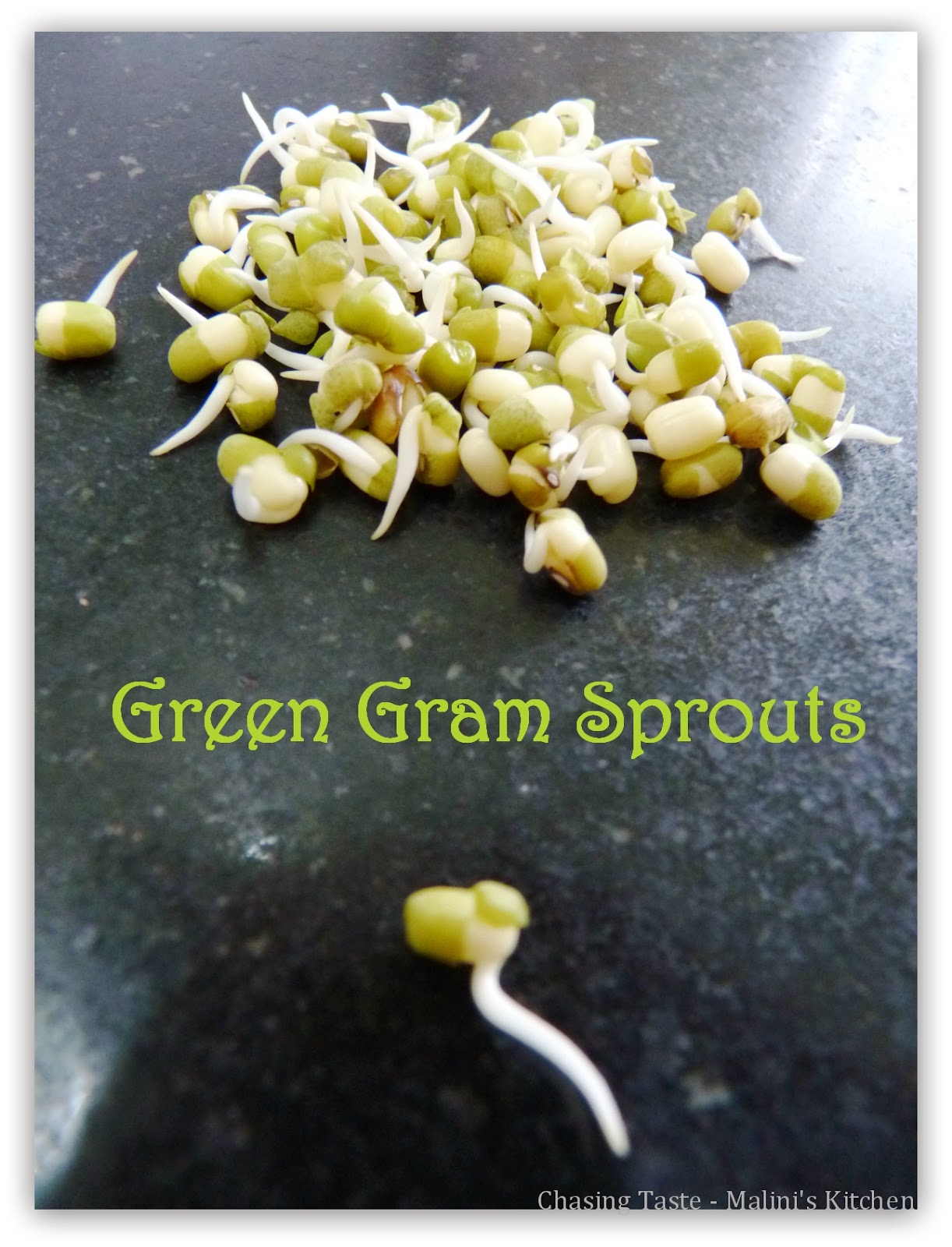 Chasing Taste: How to make Sprouts in home - Moong Dal Sprouts