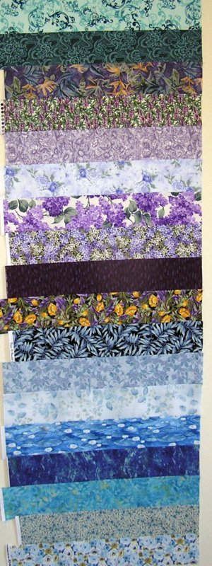 Stitchin' Therapy: Bargello plan and sewing the strata