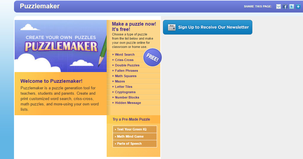 damla tuncez's ELT blog: Create your own Puzzle with Puzzlemaker