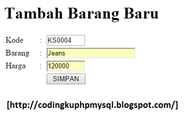 Membuat Kode Unik [PK] sesuai Jenis, Kategori maupun Label PHP-MySQL ...