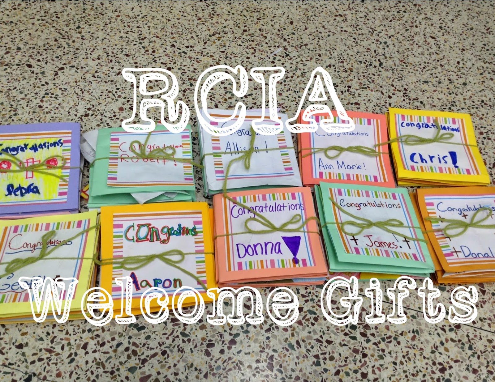Look to Him and be Radiant: RCIA Welcome Gifts