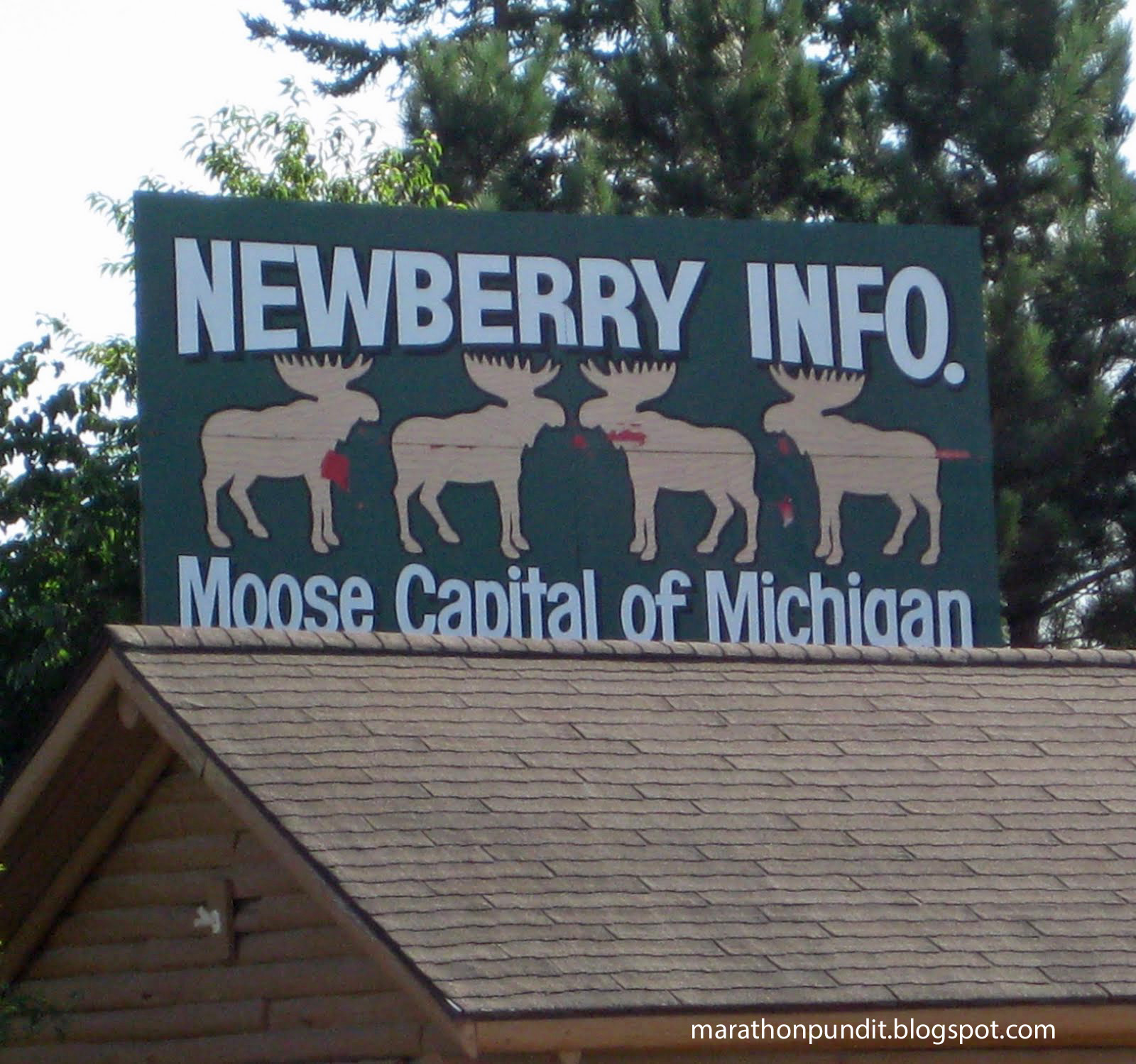 Marathon Pundit: Upper Peninsula Upventure: The Moose Capital of Michigan