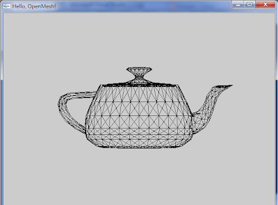 I touchs: Read mesh file and display wireframe in OpenGL