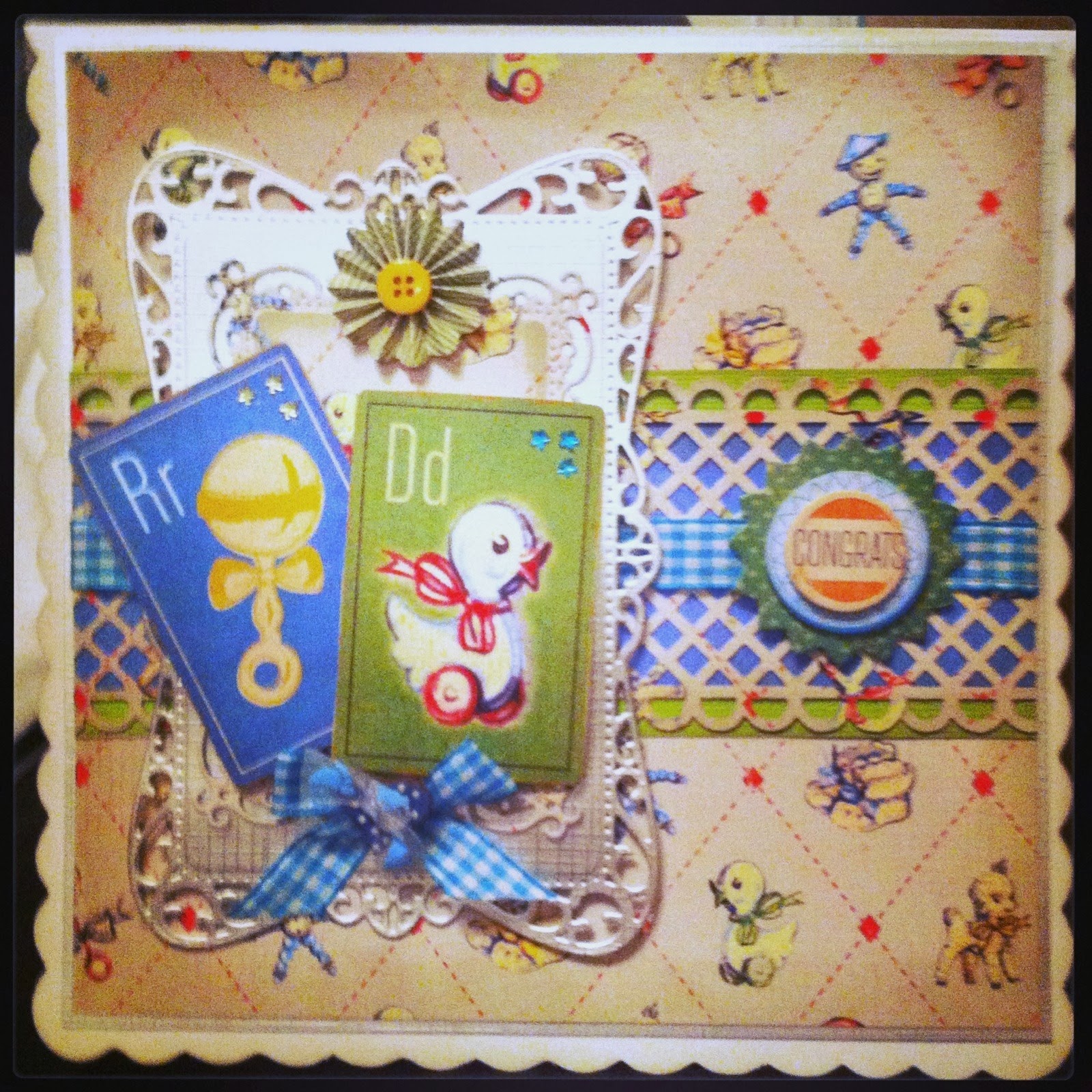 So many cards so little time....: Welcome baby Daniel...