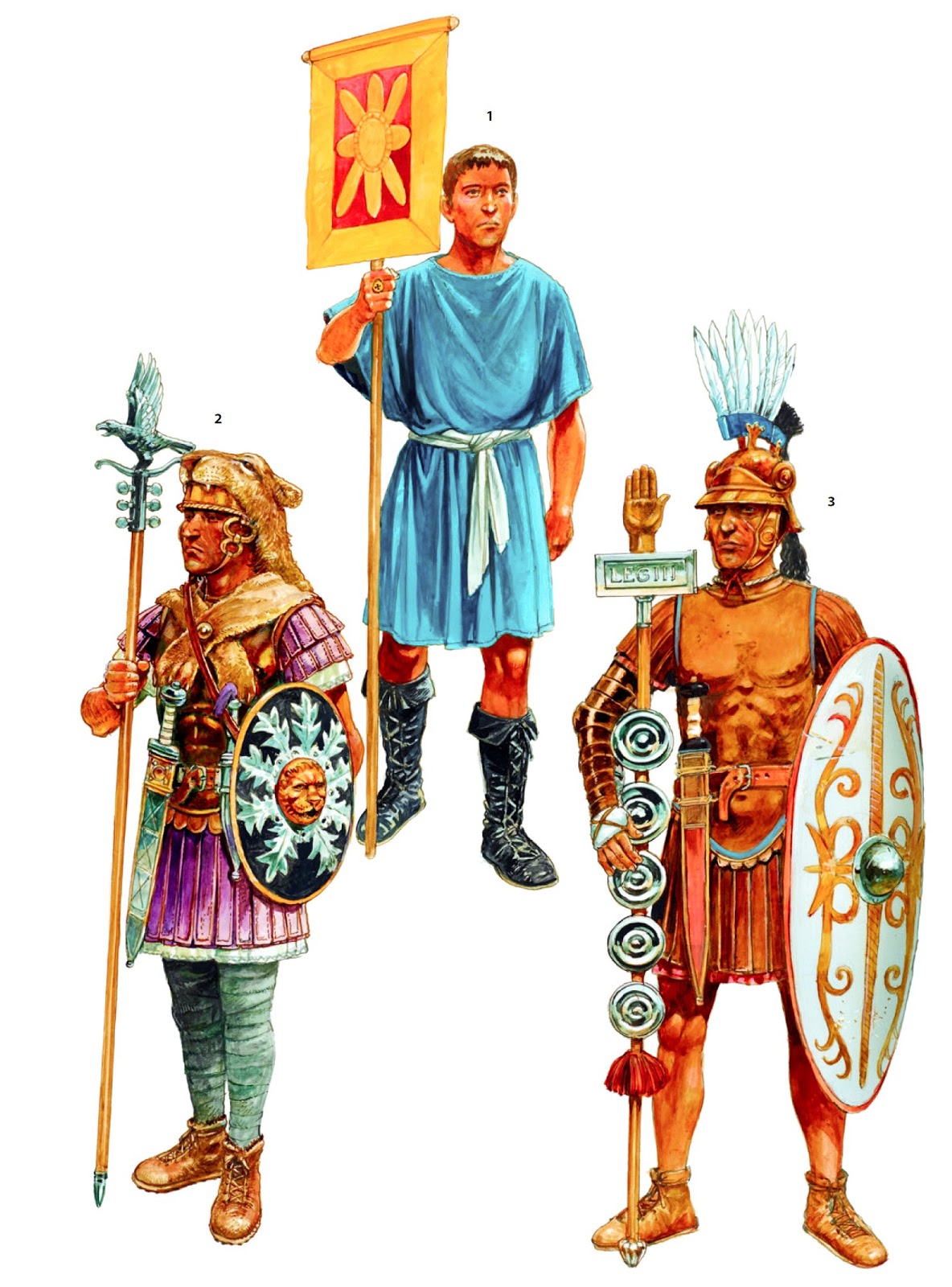 imágeneshistóricas.blogspot.es: Roman Standards & Standard-Bearers (1)
