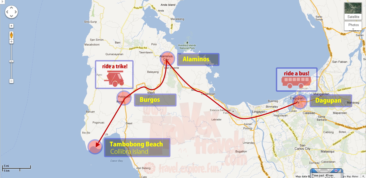 How to Get to Tambobong, Dasol, Pangasinan (with Maps) - Travex Travels ...